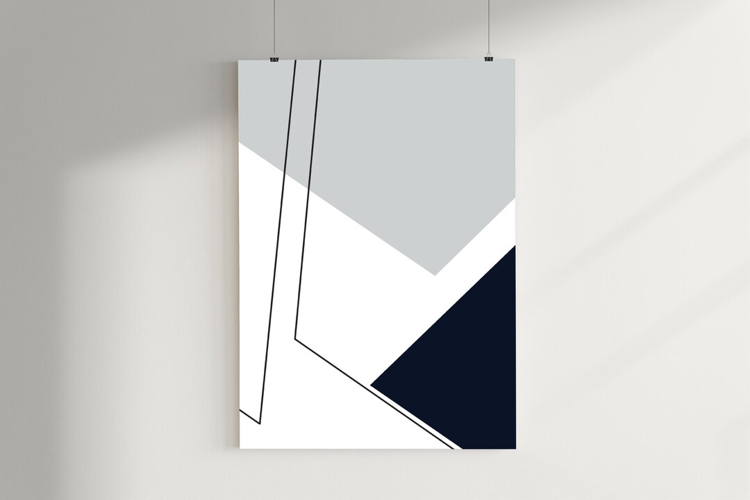 POSTER 8.3 - "redirection" - Modern Minimalist Wall Art Poster Print ...