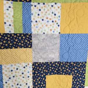 Digital Quick and Easy Lap Quilt Pattern, Simple Lap Quilt, Beginner ...