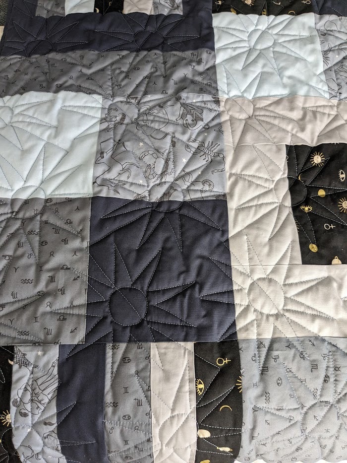 PRE-CUT Lap Celestial Quilt Kit, 42x 56, Pattern Included, Easy ...