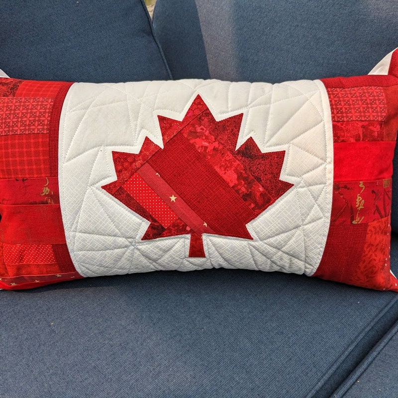 Maple Leaf Pillow - Etsy