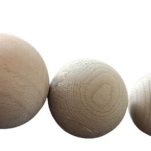 Large Wooden Balls - Etsy