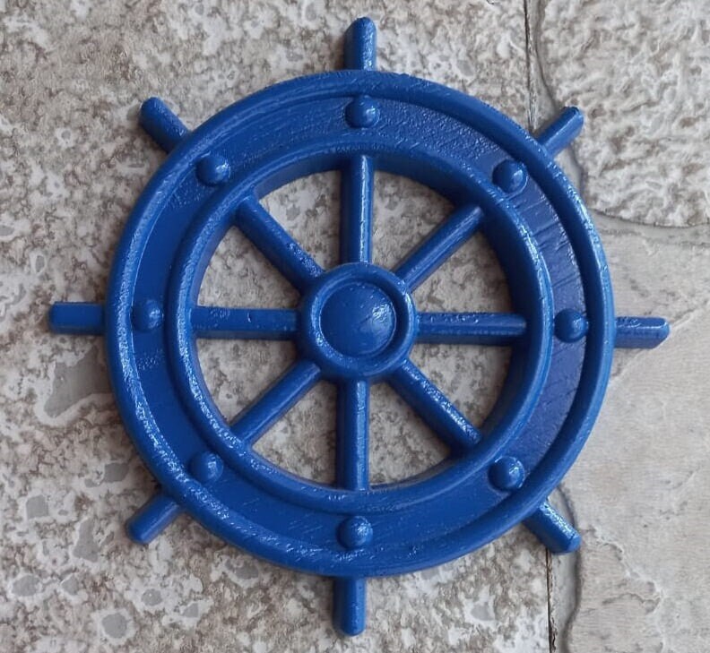 Wooden Rudder Wall Decor Wooden Ship Steering Wheel Decor - Etsy