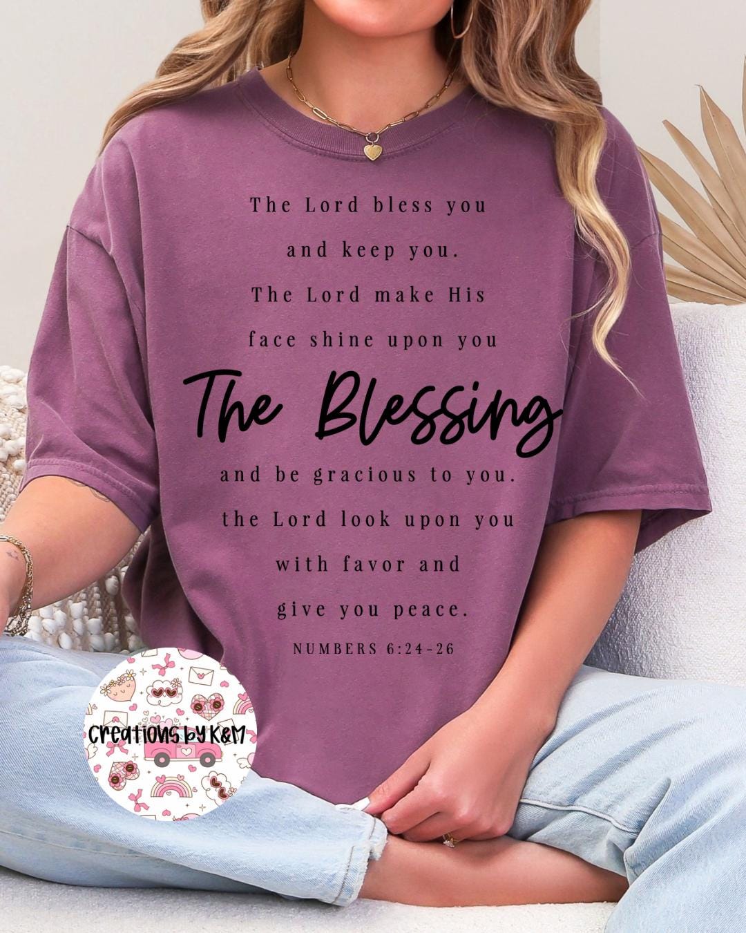 The Blessing Numbers 6:24 Christian Faith Inspirational DTF | Ready to ...