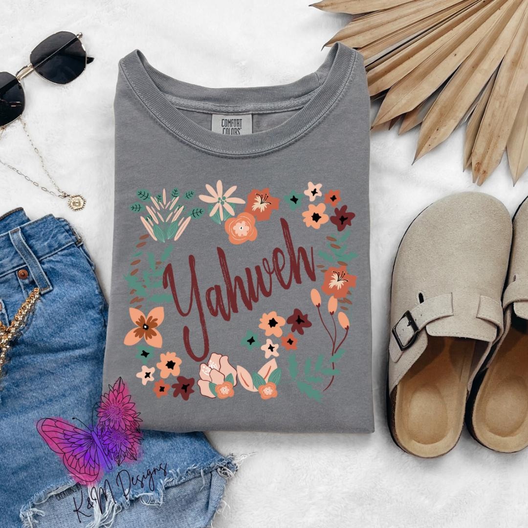 Yahweh Christian Faith Inspirational DTF | Ready to Press Heat Transfer ...