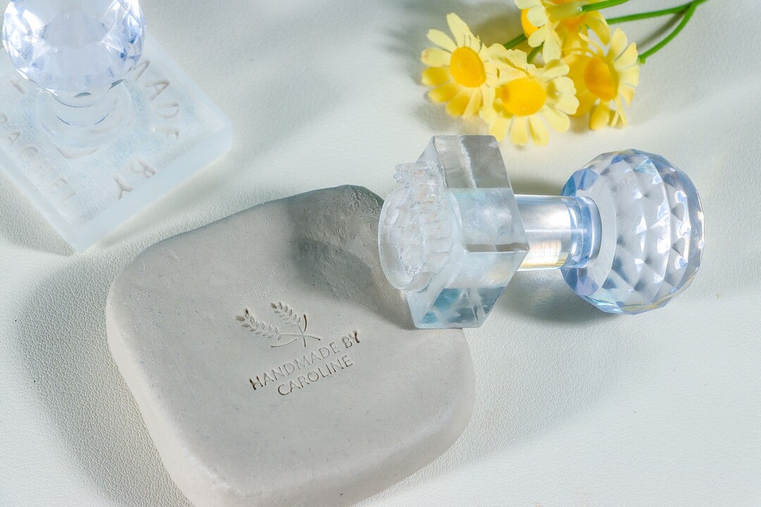 Personalized Pottery Stamp, Custom Ceramic Signature Stamp, Acrylic ...