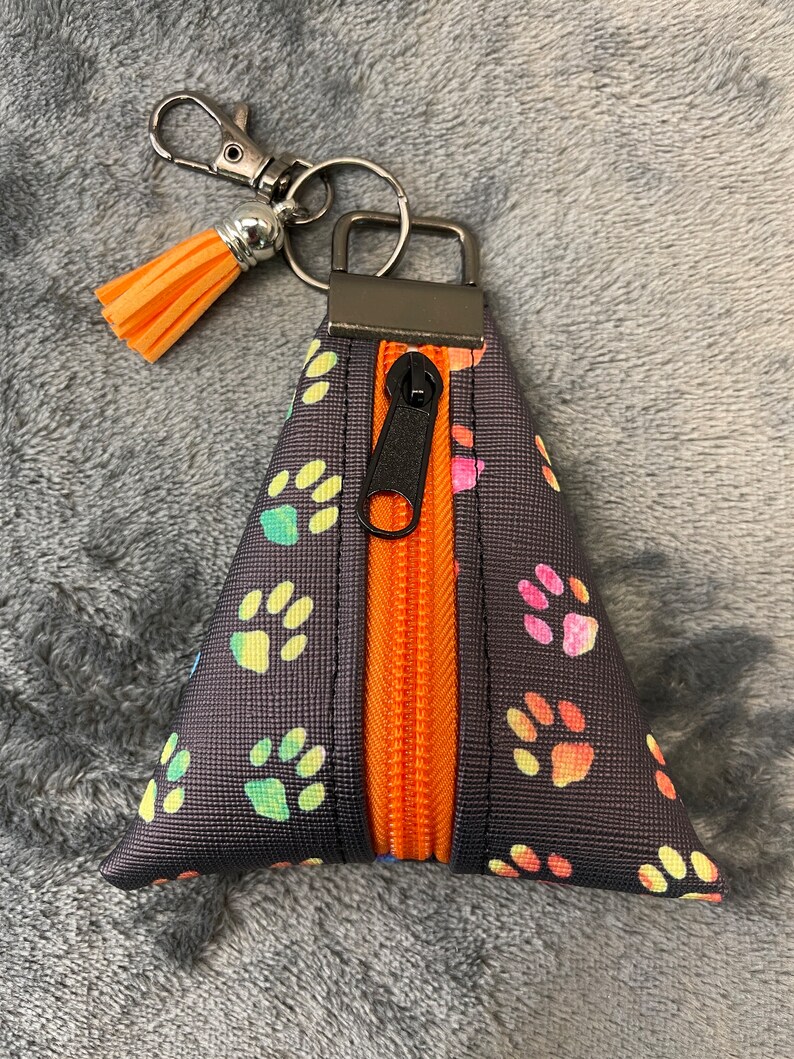 Keychain Fob Zippered Pouch - Etsy