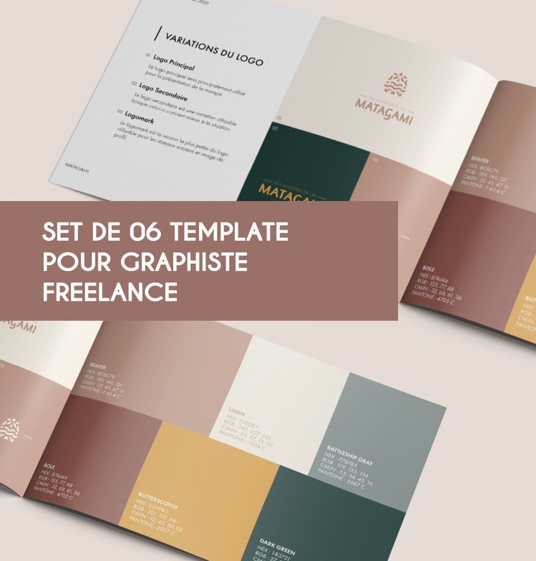 Lot De 7 Templates Graphiste Français, Parcours Client, Questionnaire ...