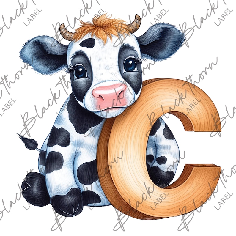 Cute Alphabet Animals, Clipart Set; PNG Downloads, Graphics; Back to ...