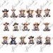 Cute Country Animal Clipart Set; PNG Instant Downloads, Watercolor ...