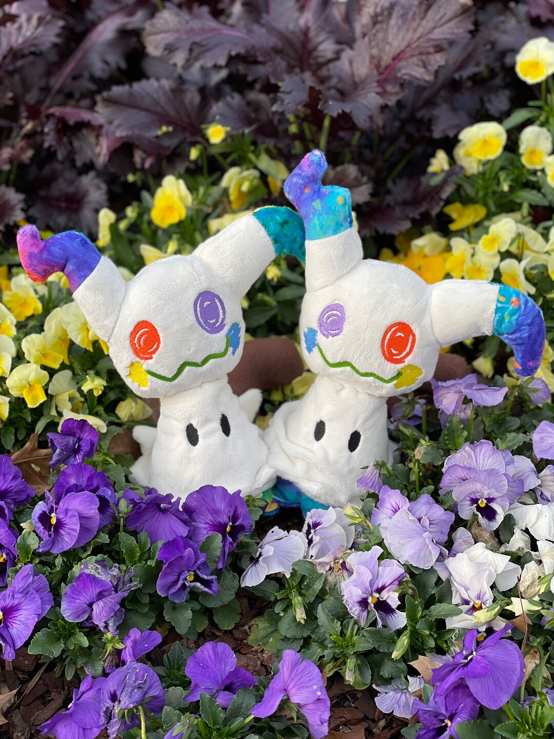 Rainbow Crayon Monster Plushie Plush Toy Stuffed Animal Handmade - Etsy