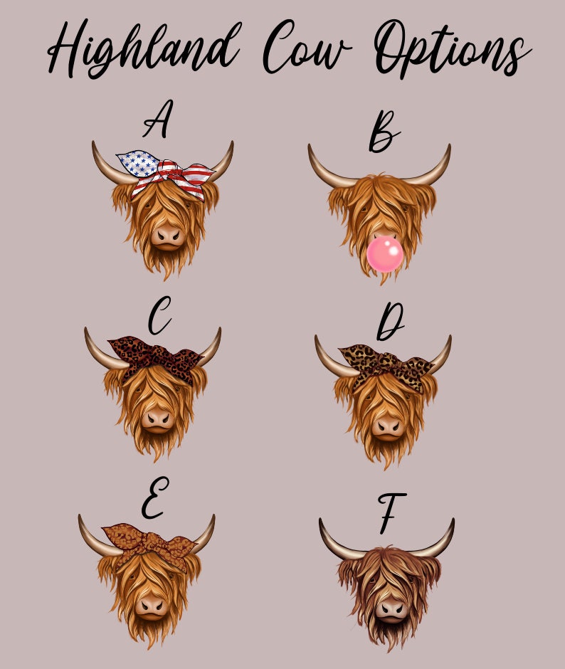 Custom Highland Cow Loving My Herd/mama Sweatshirt NEW COWS AVAILABLE ...