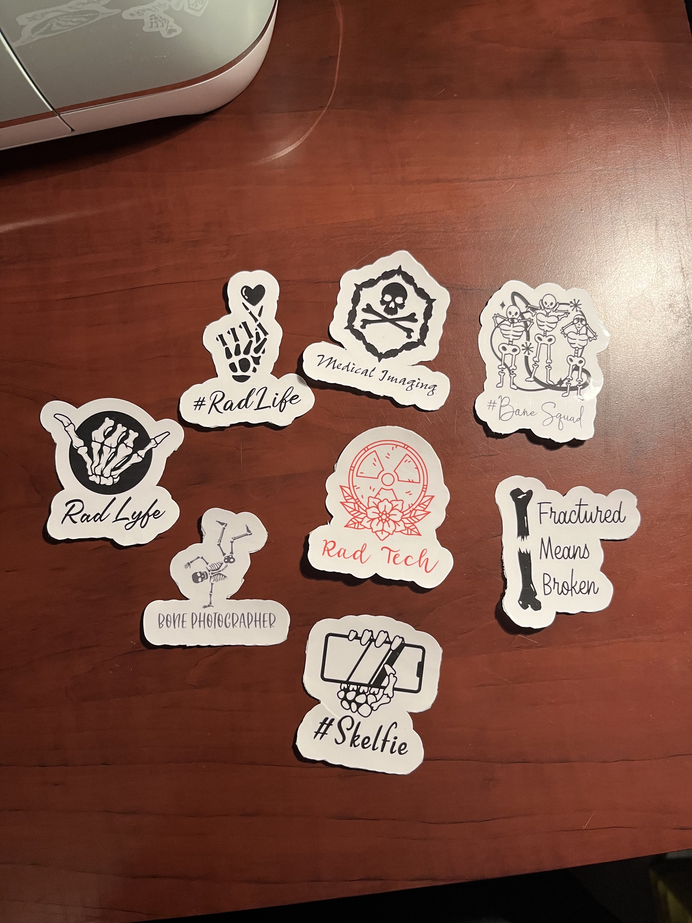 Xray Stickers 14 Pack - Etsy