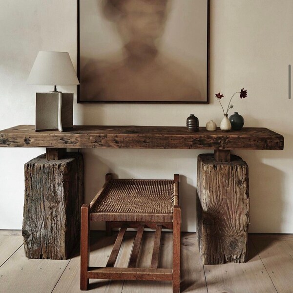 Rustic Console Table - Etsy