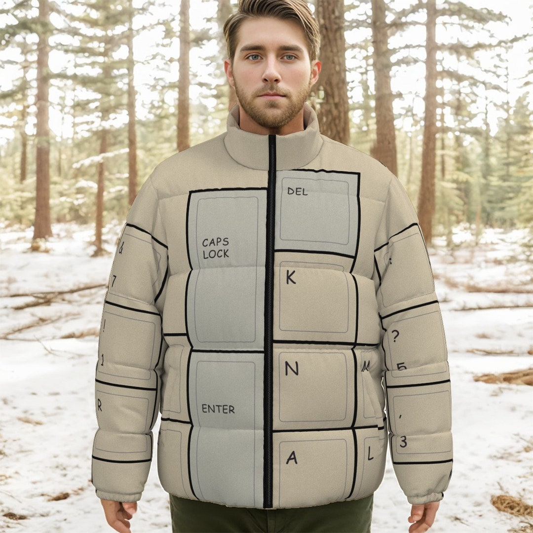 Unisex Cream Keyboard Jacket,keyboard Coat - Etsy