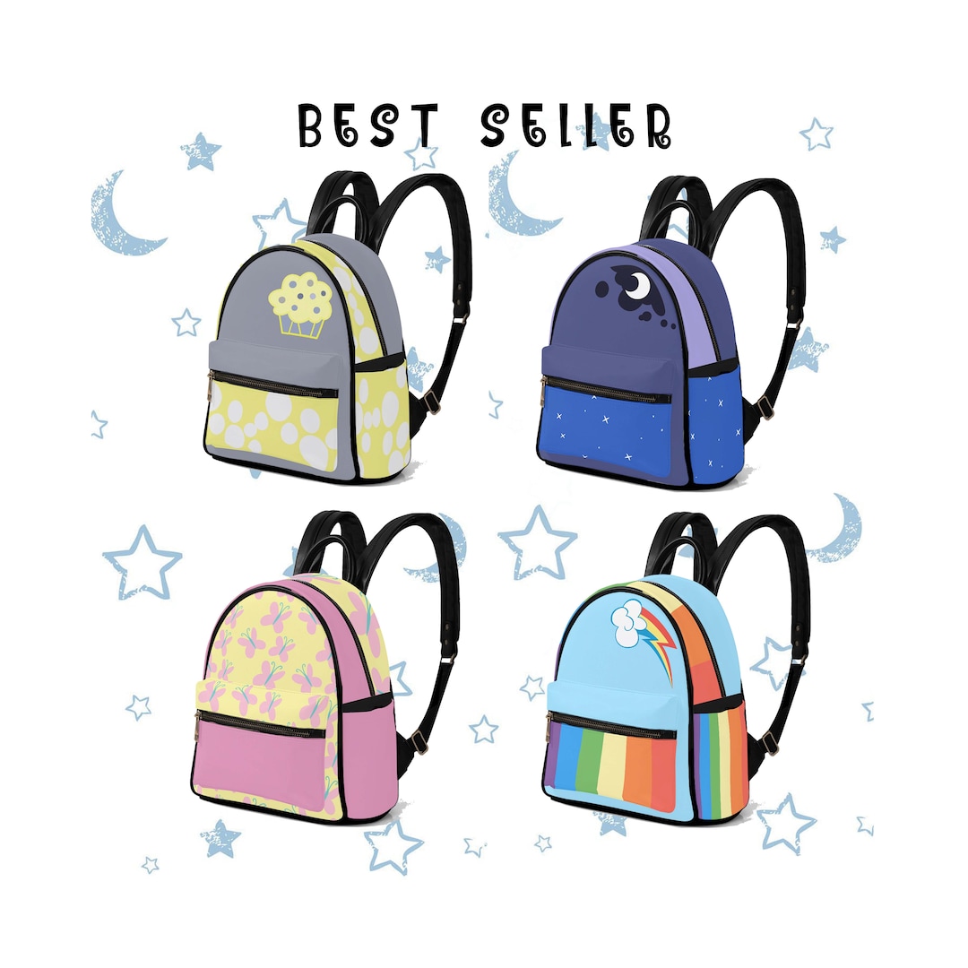 MLP Characters İnspired Backpack Fluttershy Backpack Princess Luna ...