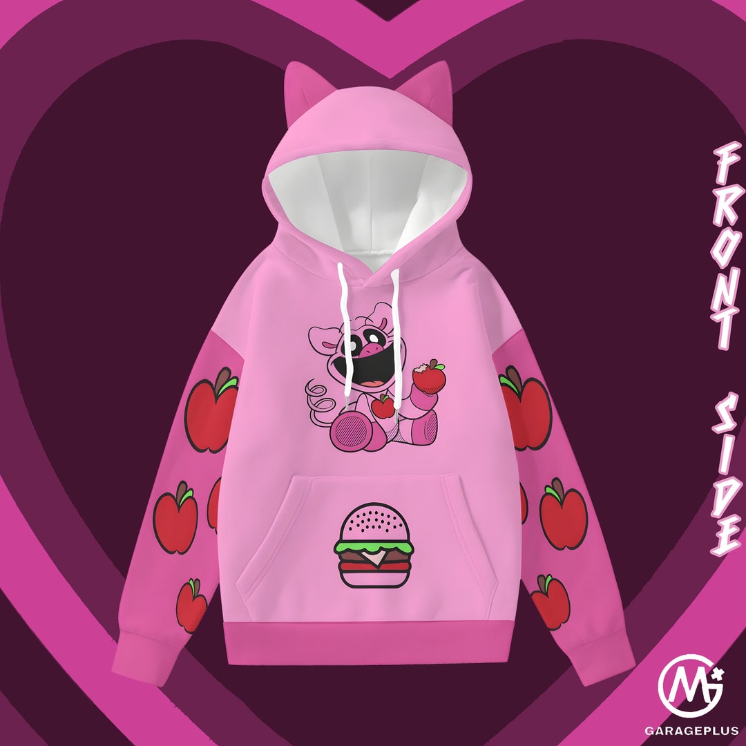 Pickypiggy smiling Critters Inspired Unisex Hoodie With Ears - Etsy