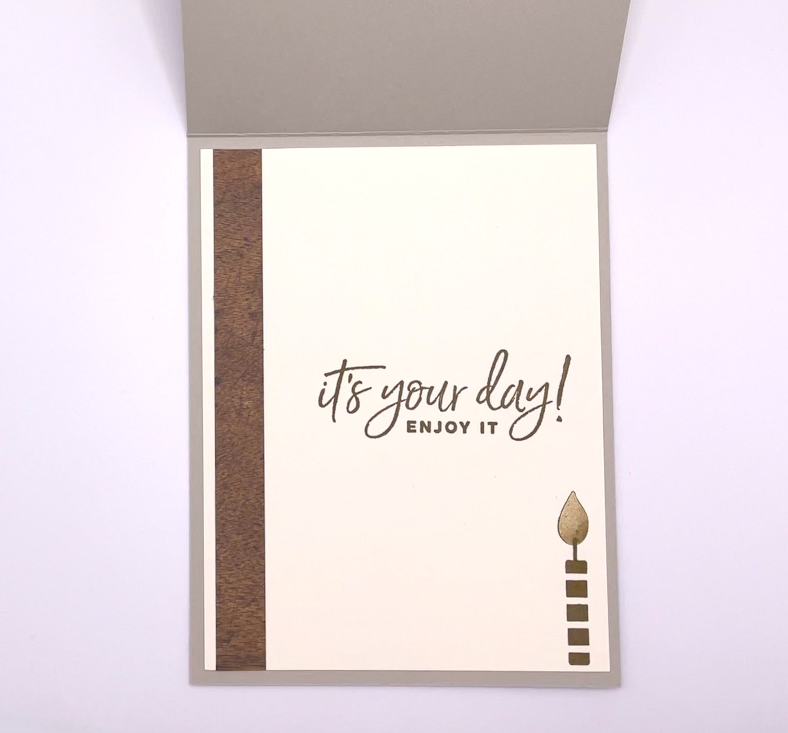 Happy Happy Birthday Masculine Greeting Card Farmhouse Inspired Wood ...