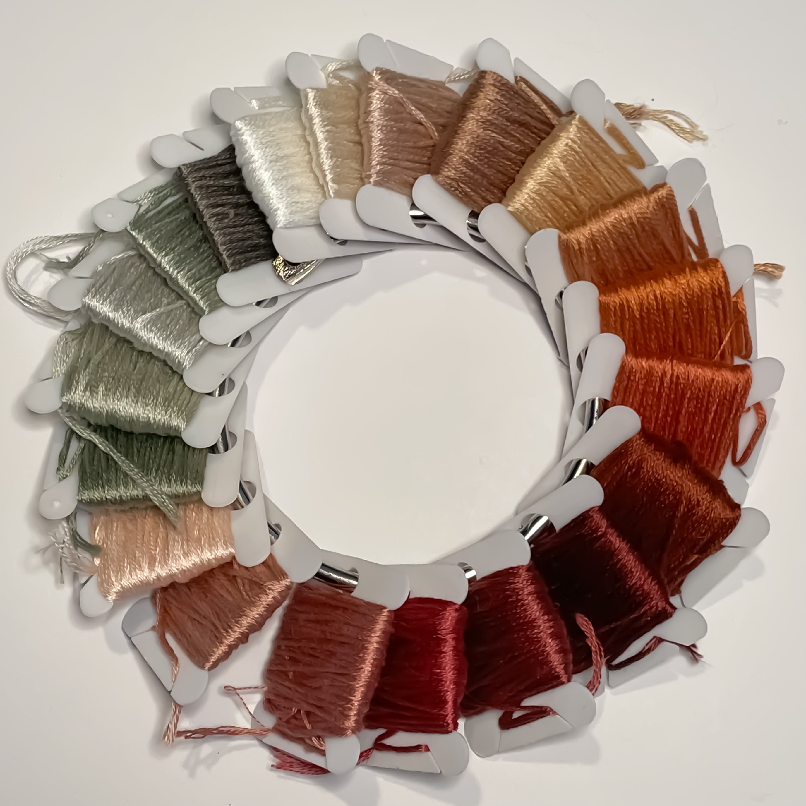 Digital DMC Rustic Cottage Embroidery Thread Palette, Unique Floss ...