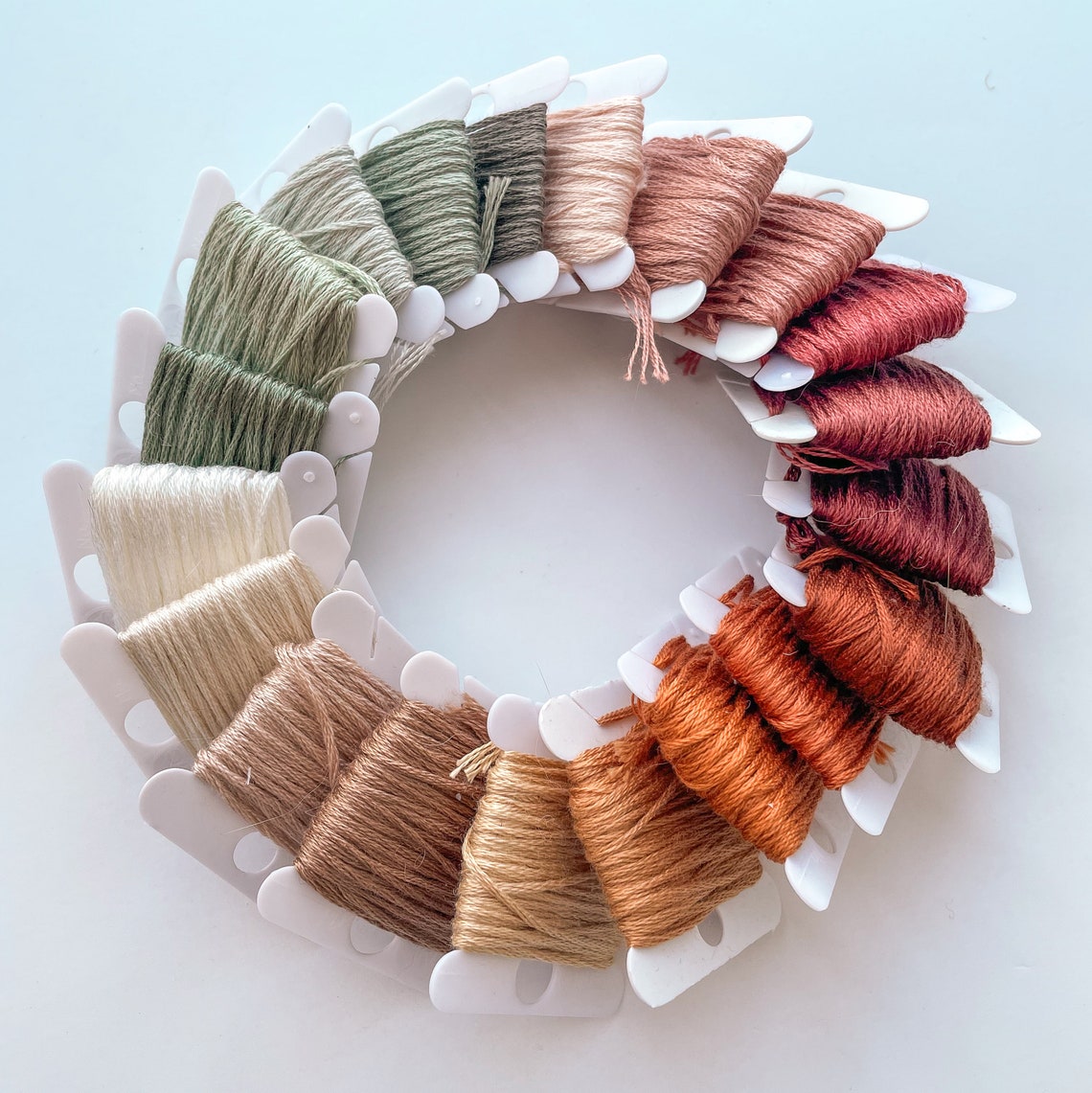 Digital DMC Rustic Cottage Embroidery Thread Palette, Unique Floss ...
