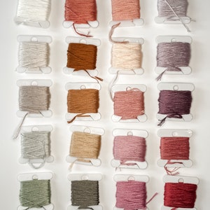 Digital DMC Cozy Blooms Embroidery Thread Palette, Unique Floss Color ...