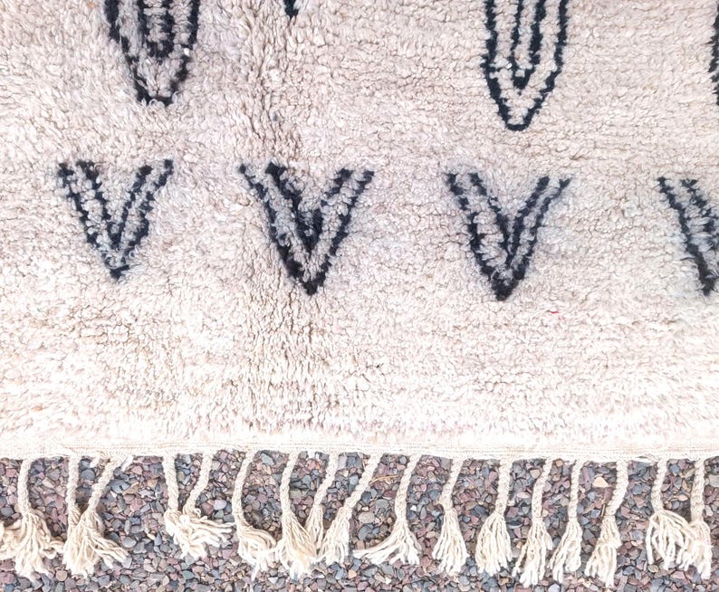 Handmade Berber Carpet, Abstract Wool Rug, Handwoven Runner Rugs, Soft ...