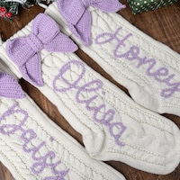 Personalized Christmas Stocking LABEL ONLY - Christmas Stocking Wedding ...