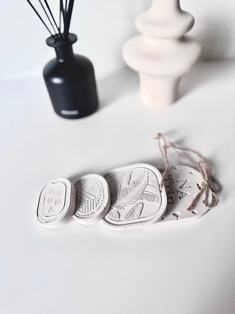 Hanging Tag Plaster Aromatherapy Essential Oil Stone Diffuser to Hang ...