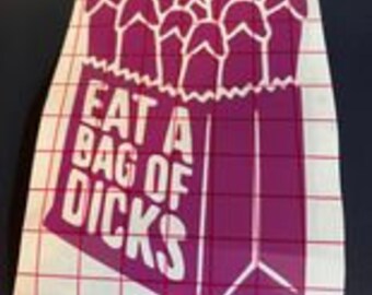 Eat a Dick Decal - Etsy