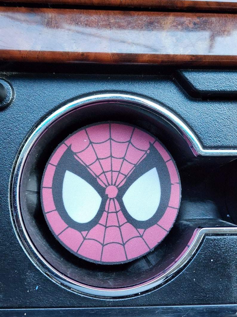 Spiderman Coaster Set Car Accessories Car Decor Car - Etsy