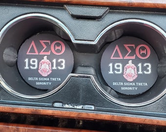 Delta Sigma Theta Glitter Coasters - Etsy