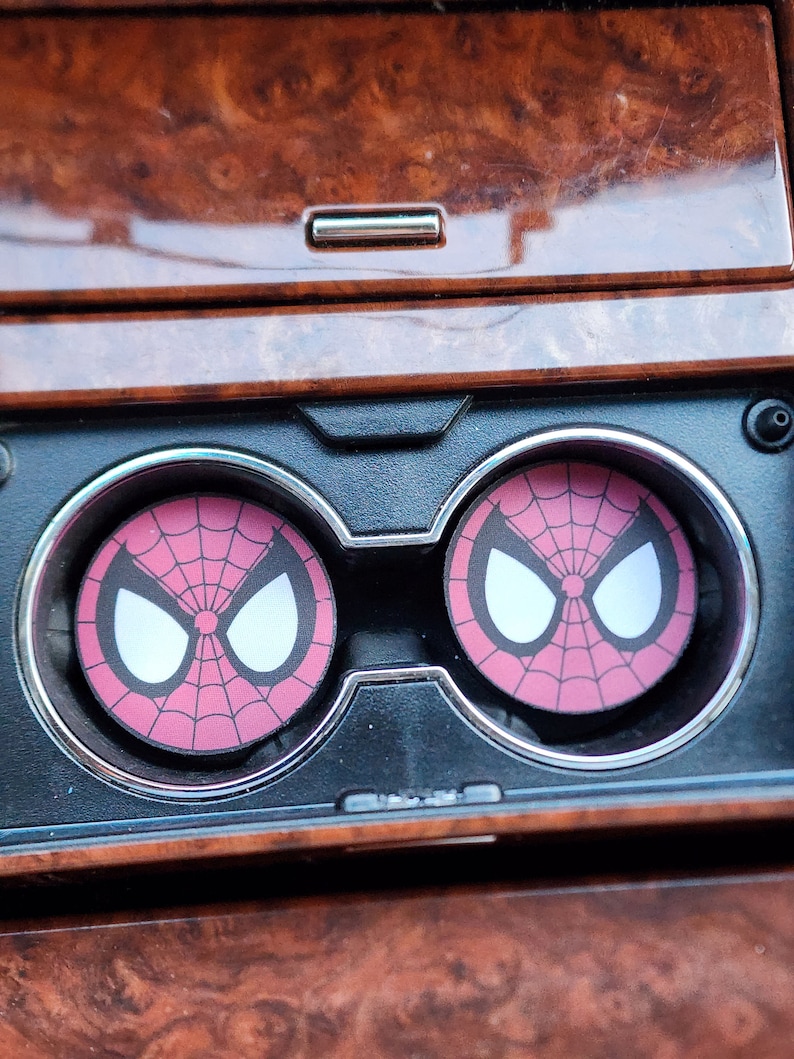 Spiderman Coaster Set Car Accessories Car Decor Car - Etsy
