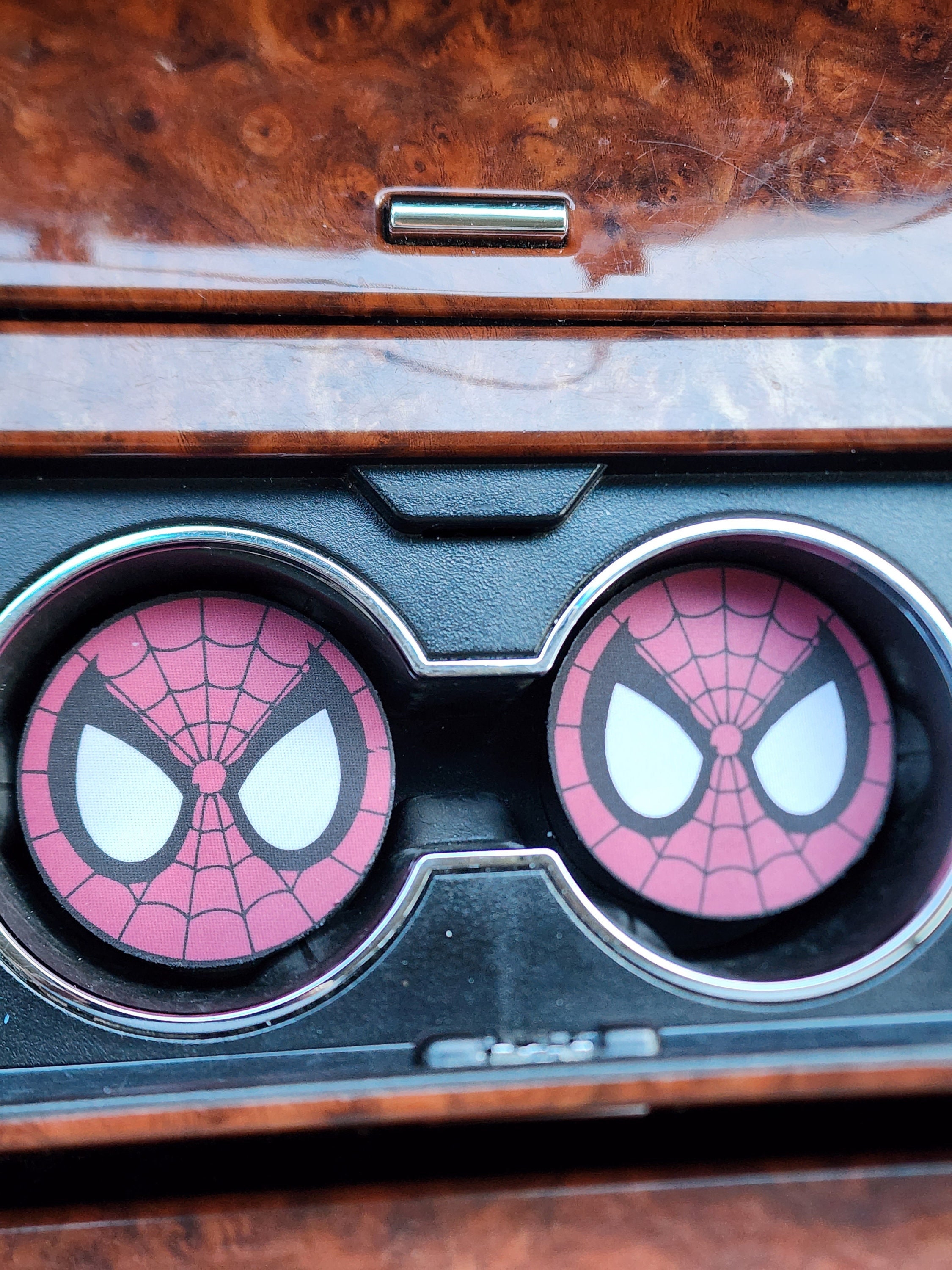 Spiderman Coaster Set Car Accessories Car Decor Car - Etsy