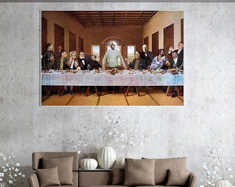 The Last Supper Parody Art - Etsy