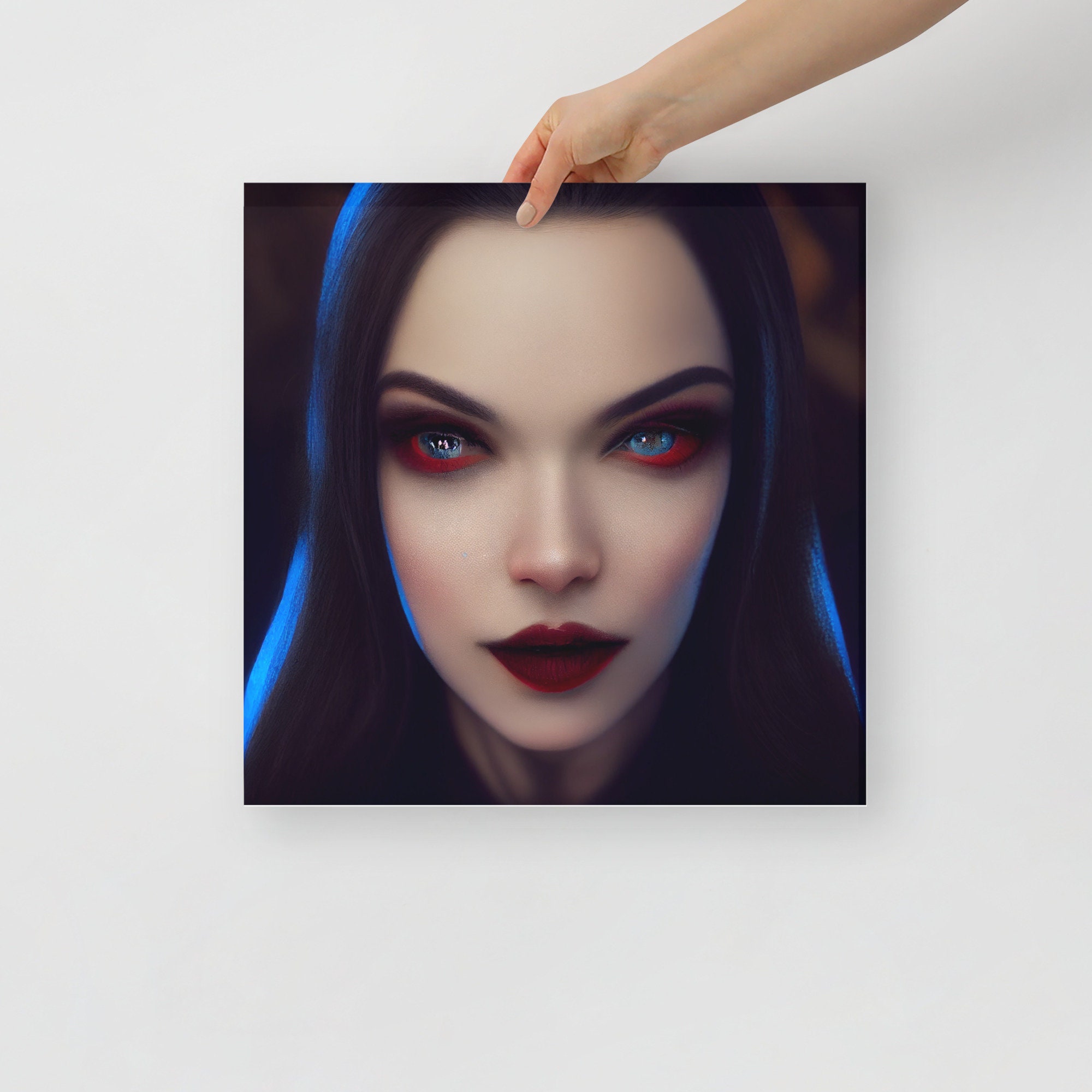 Gothic Vampire Art Academia Decor AI Surreal Wall Art AI - Etsy