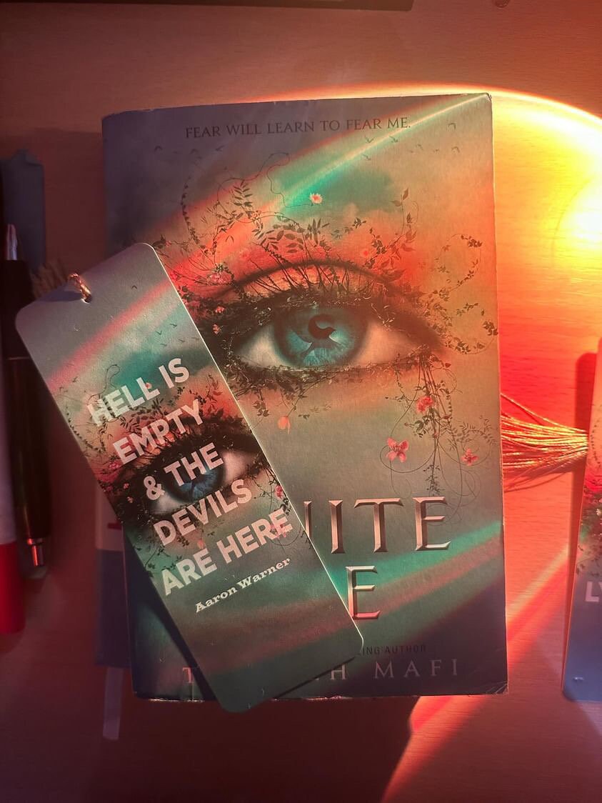 Ignite Me Bookmarks | LYHFML | Aaron Warner | Shatter Me Series - Etsy