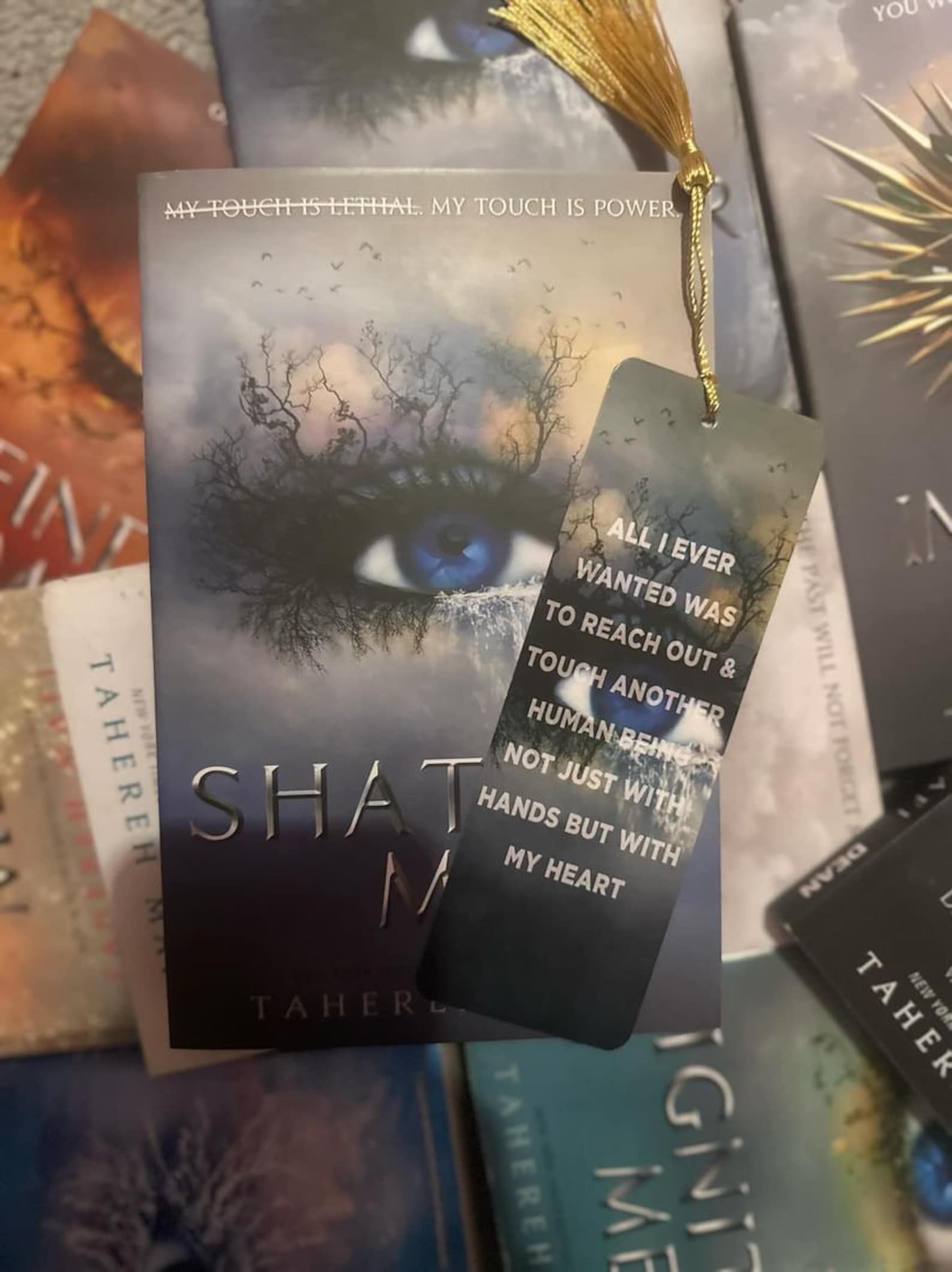 Shatter Me Bookmarks | Tahereh Mafi | Booktok - Etsy UK