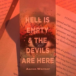 Ignite Me Bookmarks LYHFML Aaron Warner Shatter Me Series - Etsy