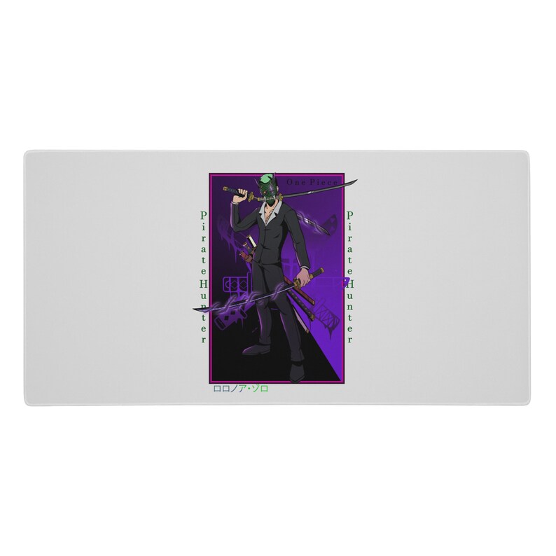 Roronoa Zoro Gaming Mouse Pad Swordsman One Piece Mousepad - Etsy