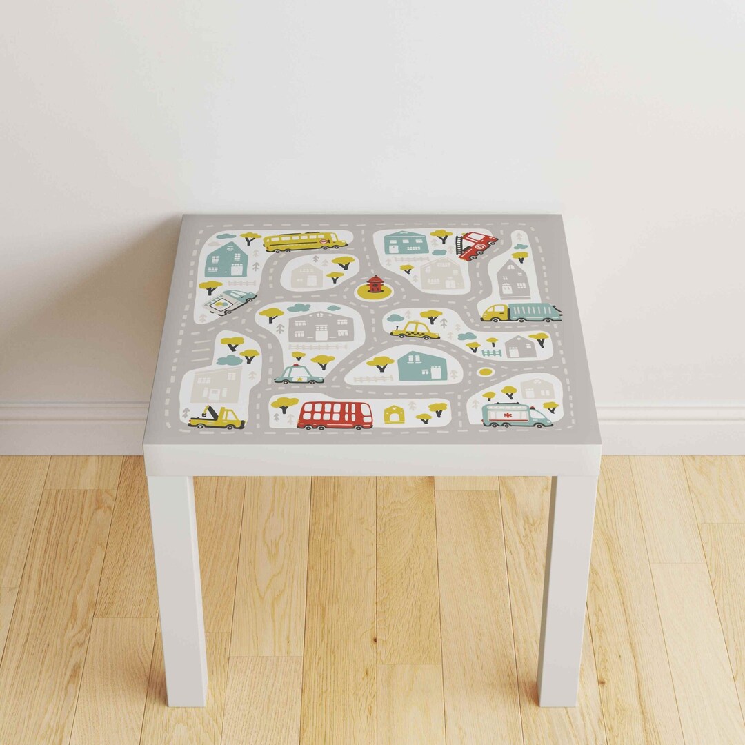 Decorative Table Sticker Ikea Lack, Room Decoration, Kids Room Decor ...