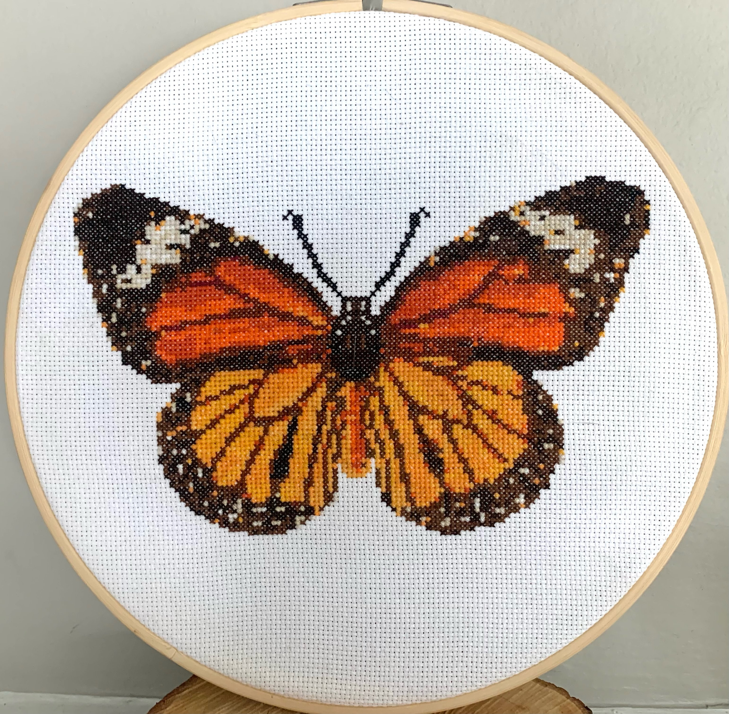 Monarch Butterfly Cross-stitch Pattern - Etsy