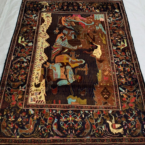 Pictorial Rug - Etsy