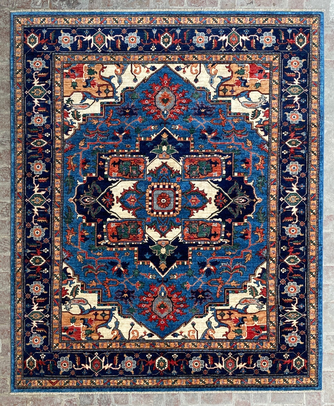 Hariz 8x10 Ft Area Rug 8x9.9 Hand Knotted Rug Rug for Living - Etsy