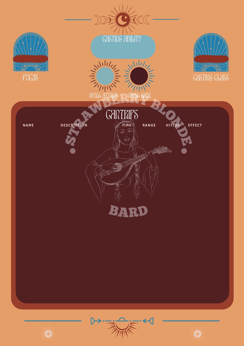 Yeehaw Character Sheet - Etsy