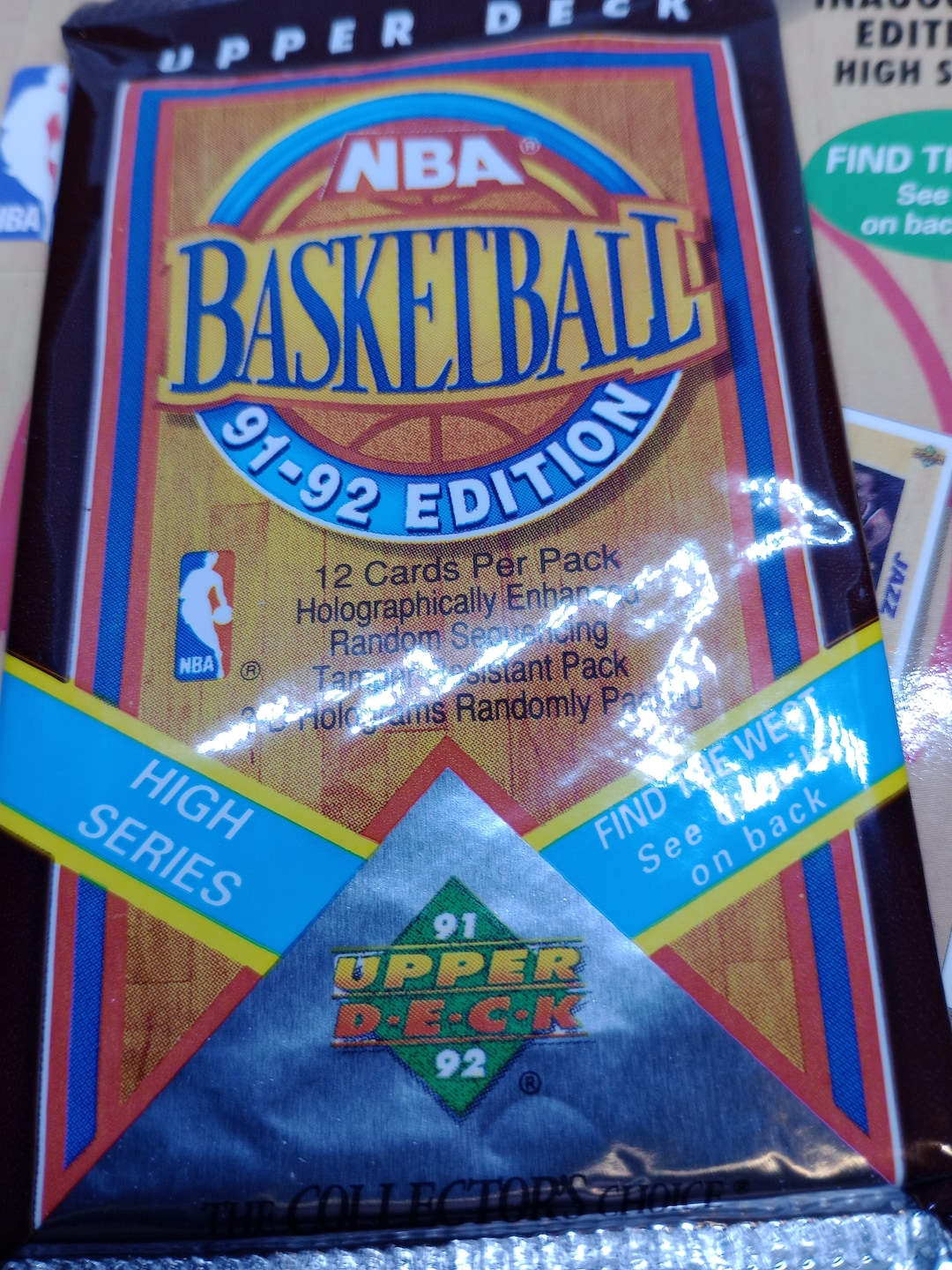 NBA Upper Deck 1991-92 Basketball Inagural Edition Series 1 Cards ...
