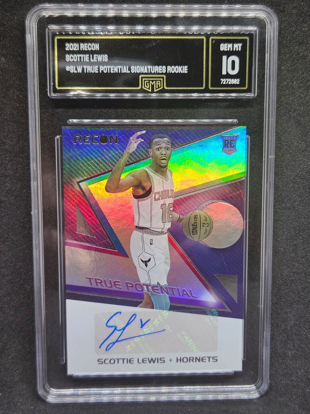 Scottie Lewis 2021-22 Panini Recon #SLW "true Potential Signatures ...