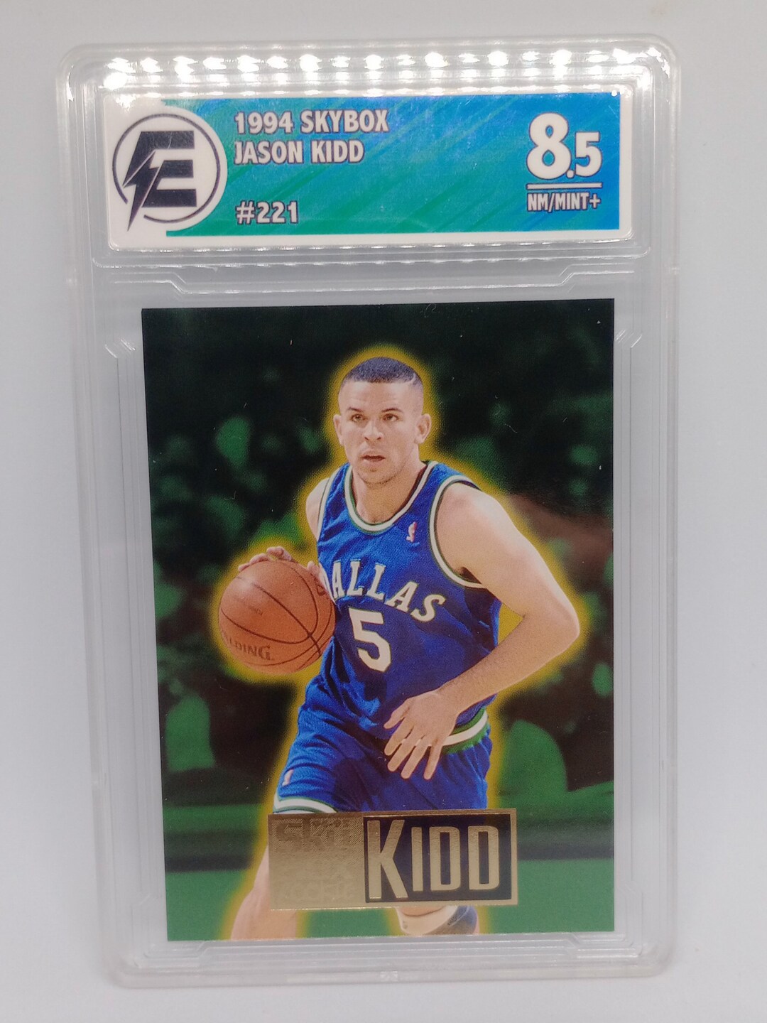 Jason Kidd Rookie Card 1994 Skybox #221 ECG 8.5 Near Mint Plus Graded ...