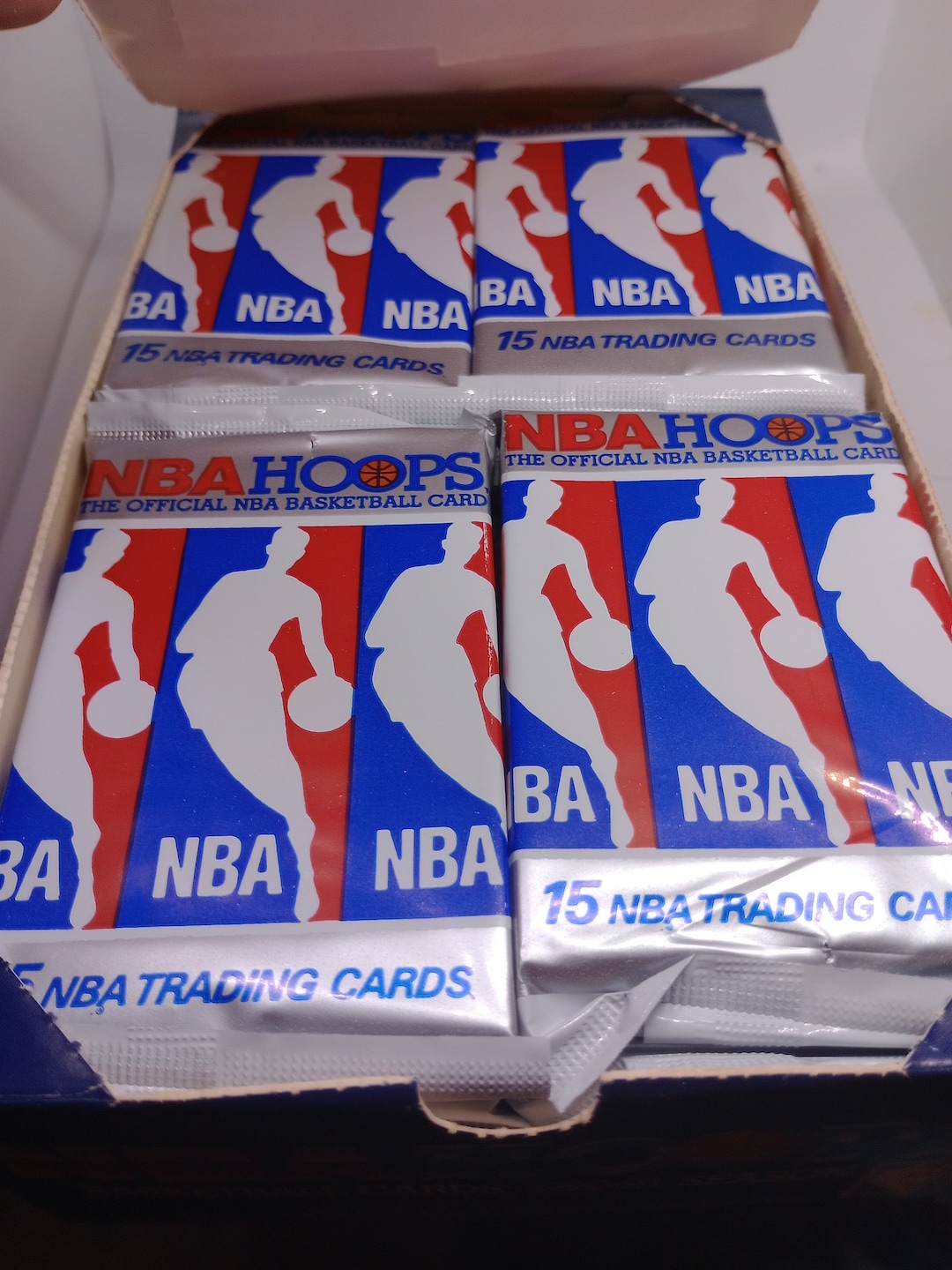 NBA Hoops 1990-91 Series 1 Basketball Cards Factory Sealed 1 Pack 15 ...