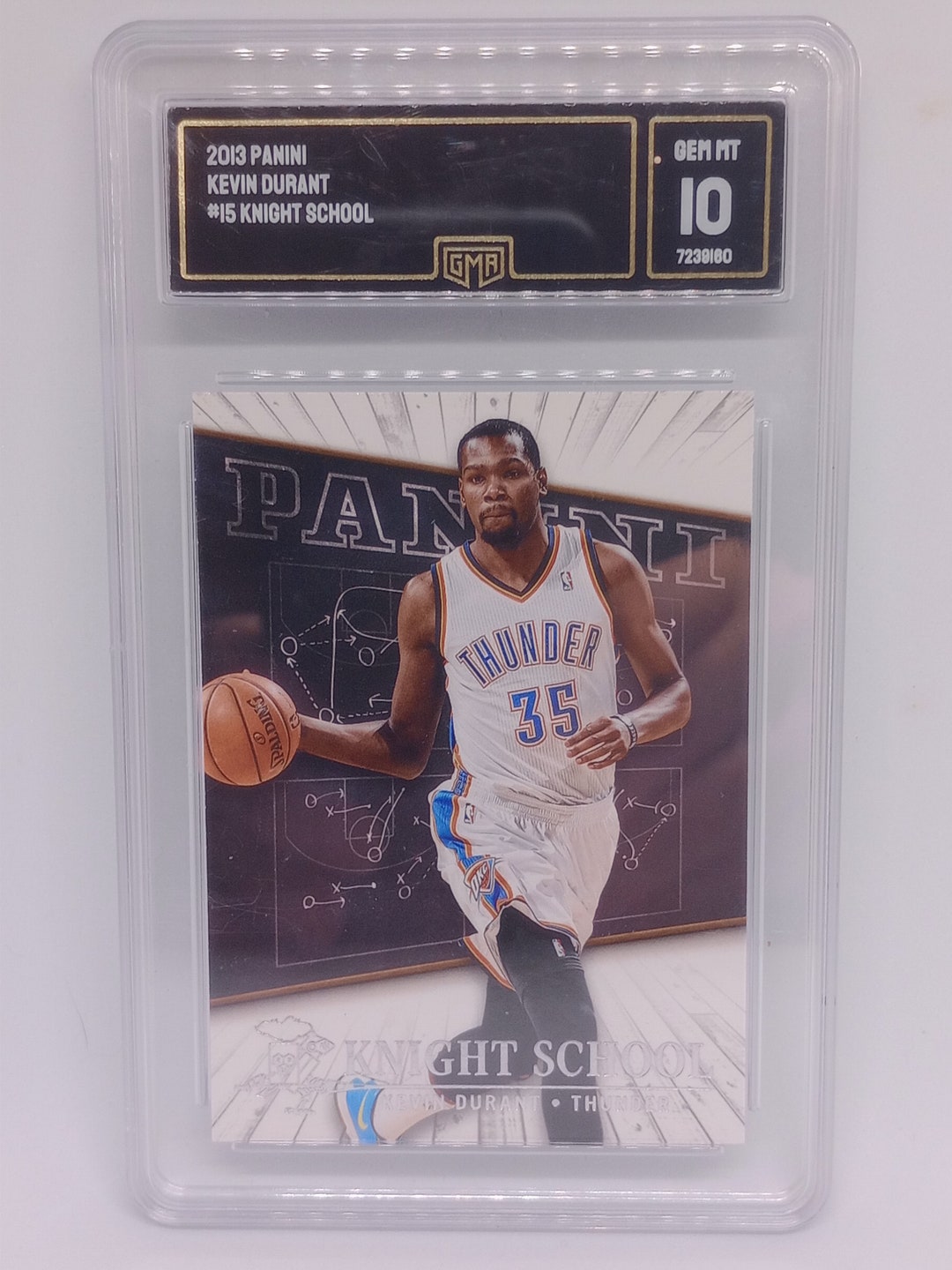 Kevin Durant 2013 Panini #15 Knight School GMA 10 Gem Mint NBA Graded ...