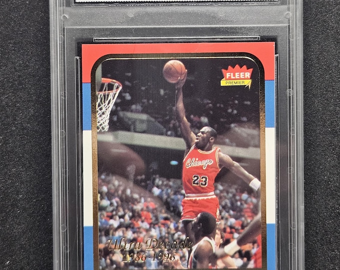 Michael Jordan 1996-97 Fleer Ultra NBA "decades of Excellence 1986/1996 ...