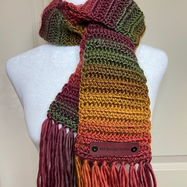 Fringe Scarf Pattern - Etsy